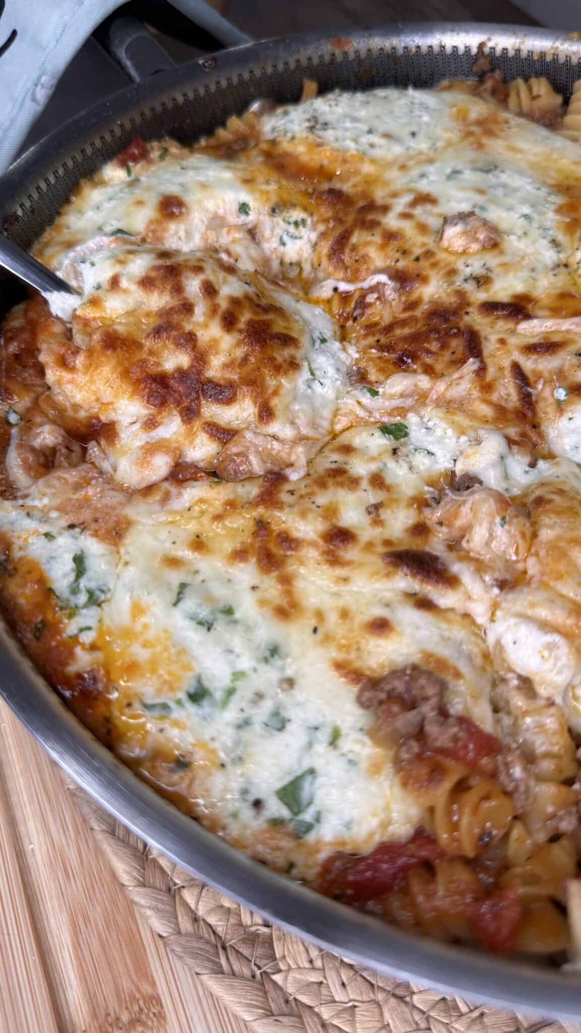 Easy Cheesy Rotini Bake 🍝 - Melissa Jo Real Recipes