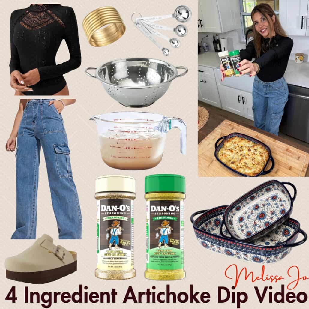 4 Ingredient Artichoke Dip 🧀 - Melissa Jo Real Recipes