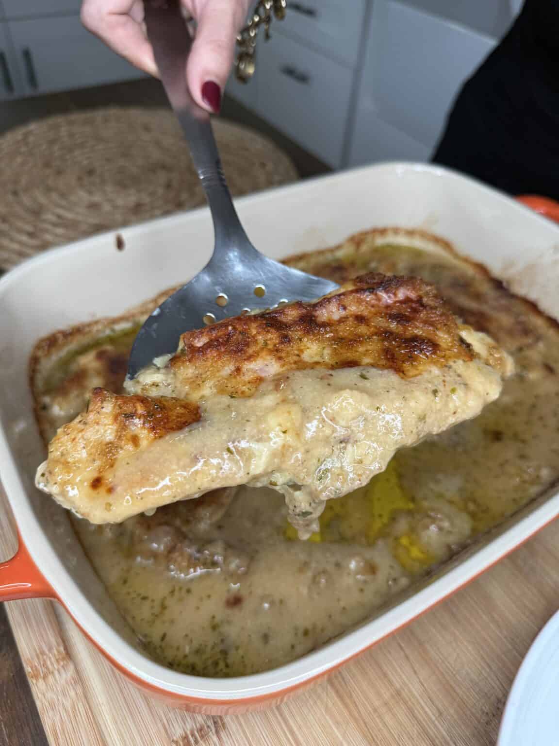 Easy Oven Baked Chicken Cordon Bleu🧀 - Melissa Jo Real Recipes