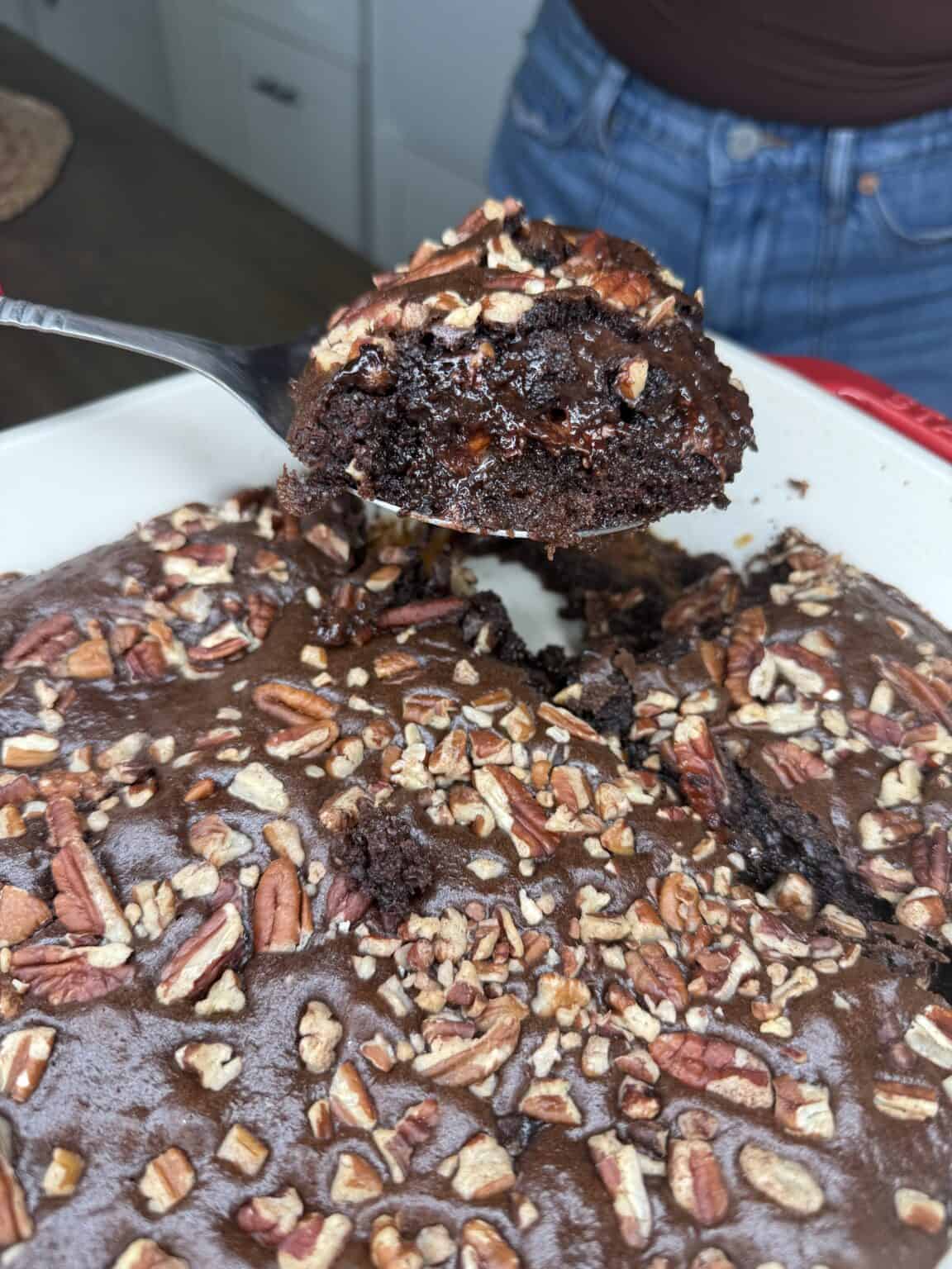 Chocolate Turtle Cake 🐢 - Melissa Jo Real Recipes