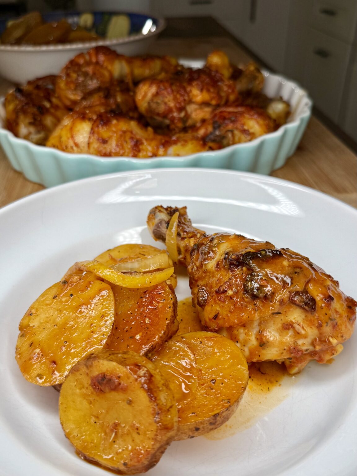 The Best Roasted Chicken Legs and Potatoes 🍗 - Melissa Jo Real Recipes