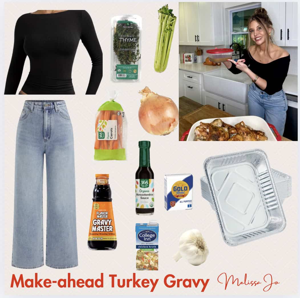 Make Ahead Turkey Gravy - Melissa Jo Real Recipes